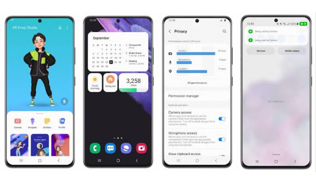 Samsung phones that have received Android 12 update (One UI 4) (US ...