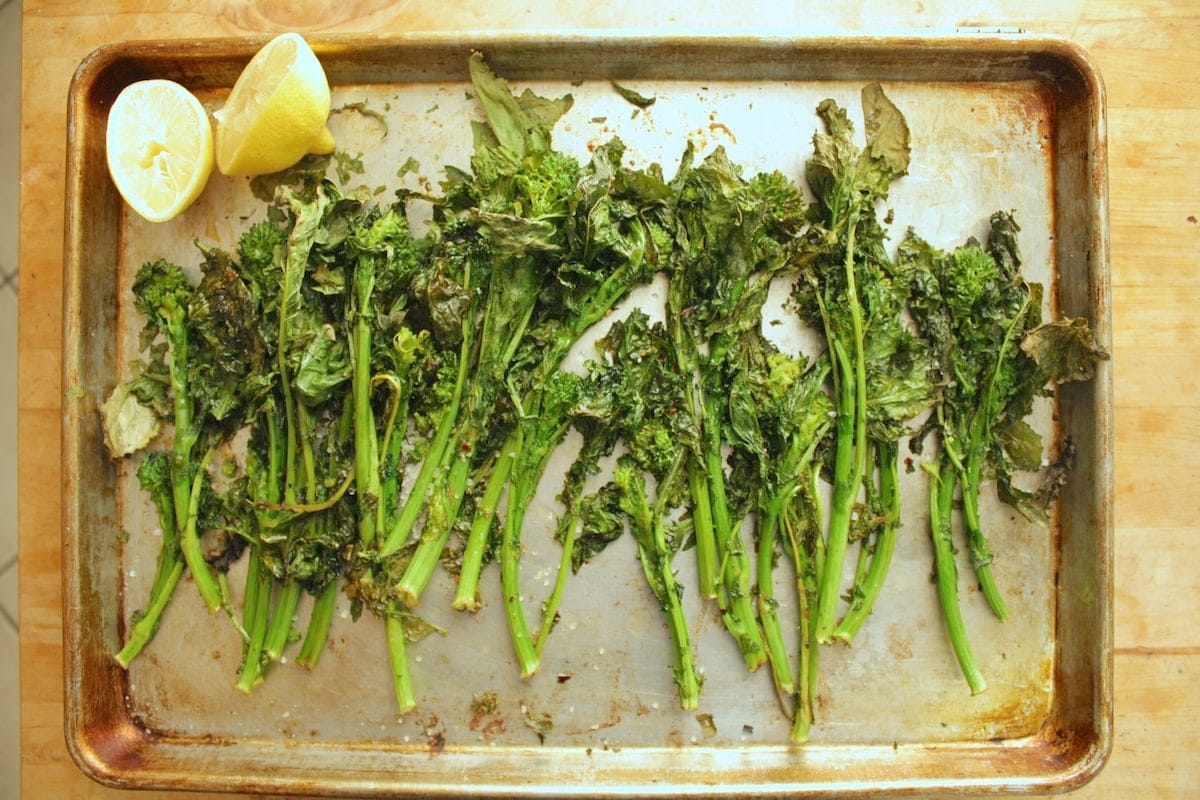 how to cook broccoli rabe in oven
