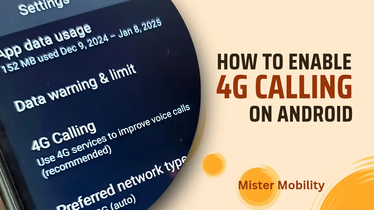 How To Enable 4G Calling On Android For Voice calls On A VoLTE Network ...