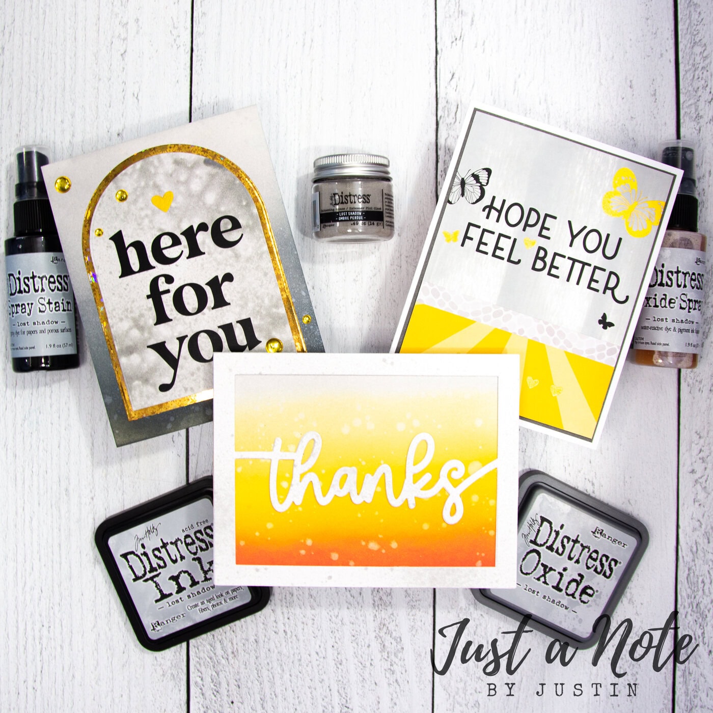 New Distress Color Release: Lost Shadow – Just a Note by Justin