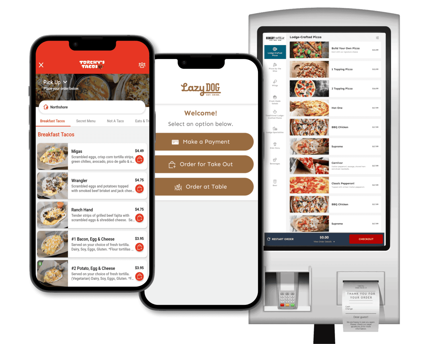 Mobile Order Ahead Platform for Restaurants & Hotels