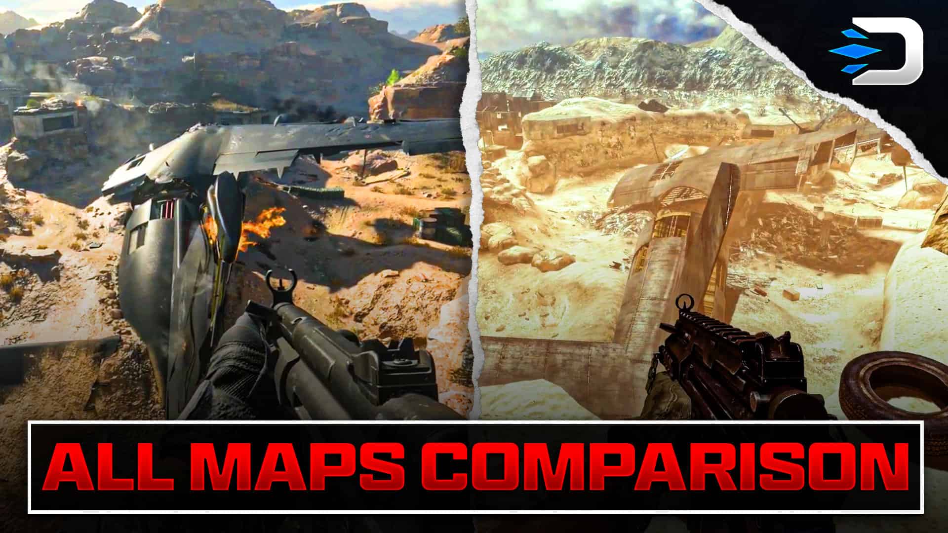 All MW3 vs MW2 (2009) Map Comparisons | Terminal, Afghan, and More ...