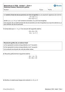 📚 Fichas 3º ESO Bruño 📚 Matemáticas PDF 2023