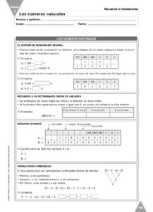 📚 Fichas 1º ESO Anaya 📚 Matemáticas PDF 2023
