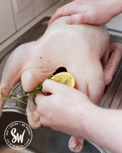 How to cook goose - Easy Christmas roast goose - Sew White