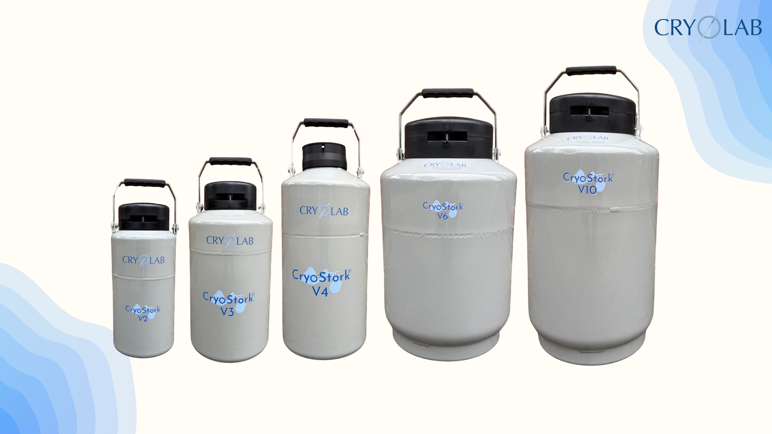 CryoStork Dry Shippers | Premium Cryogenic Transport Series