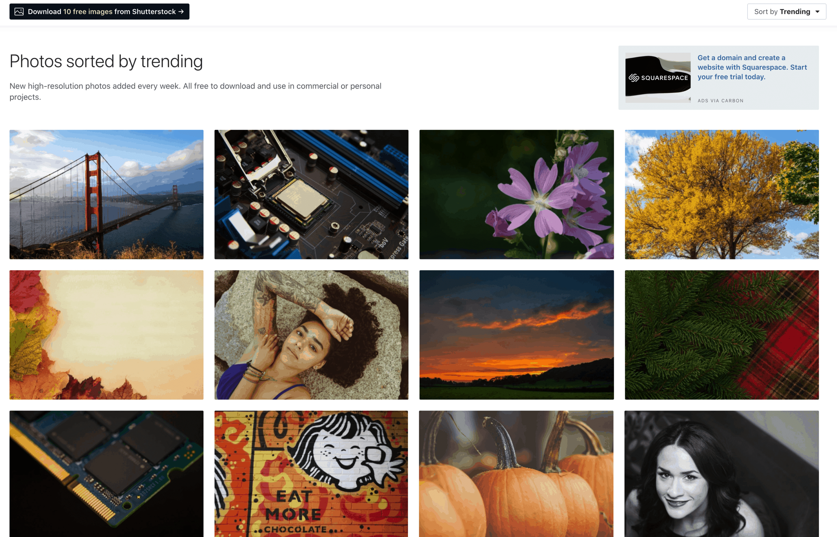 kostenfreie Bilder aus 20 Bilddatenbanken