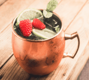 Raspberry Lemonade Mule Cocktail Recipe
