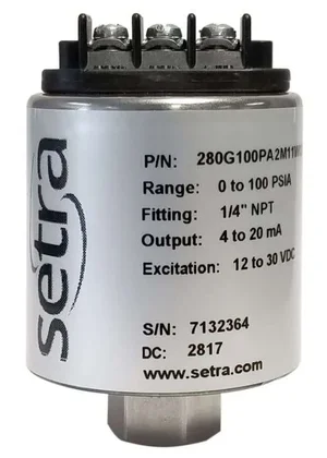 Setra 280G Pressure Transducer - Celectric