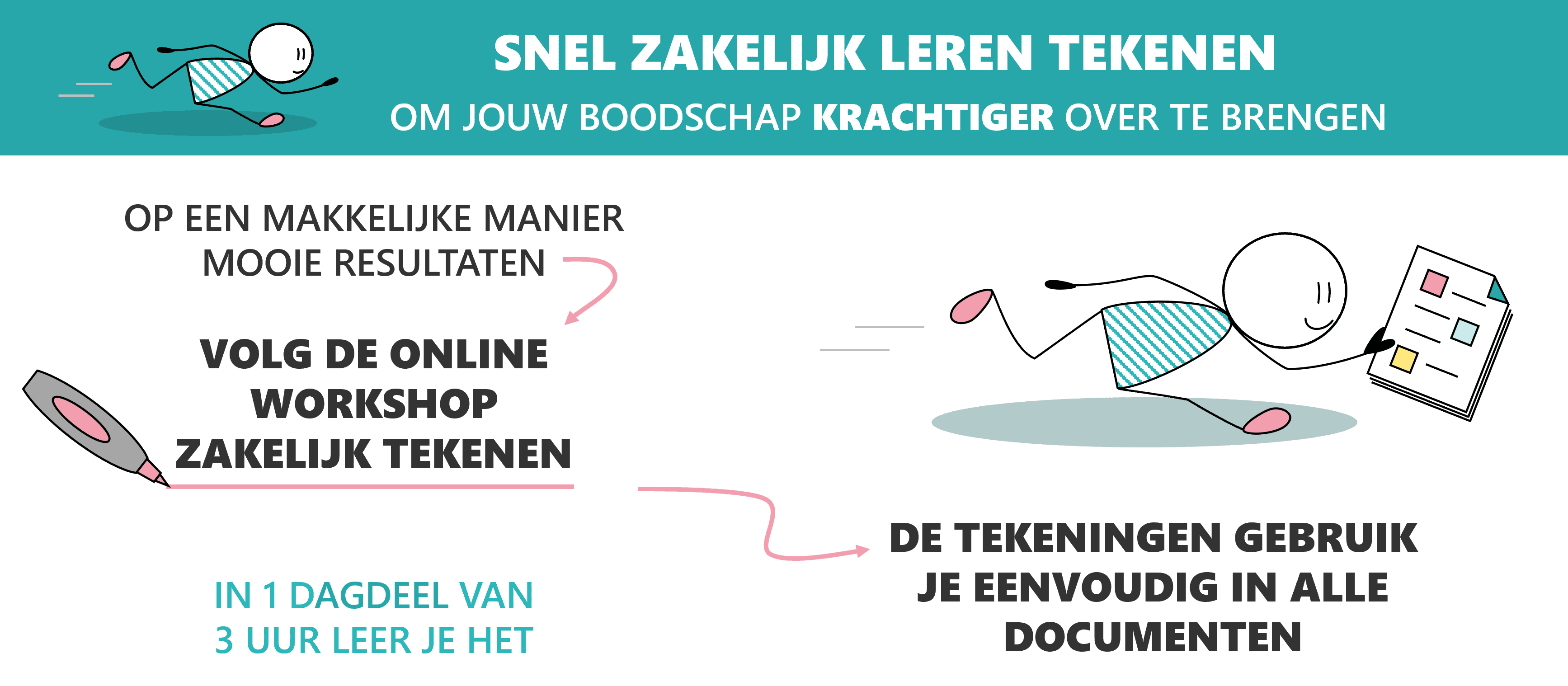 Workshop: snel en op een makkelijke manier zakelijk leren tekenen in ...