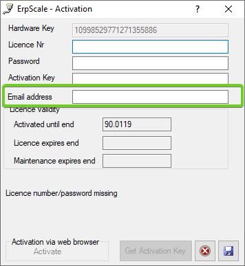 How to disable licence activation error emails | Pocket Programs