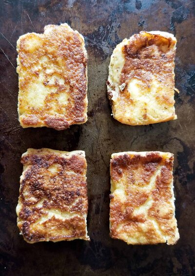 Hot Dog Bun Cinnamon French Toast - Cakes to Kale