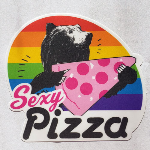 Sexy Pizza Sticker - Lady - Sexy Pizza