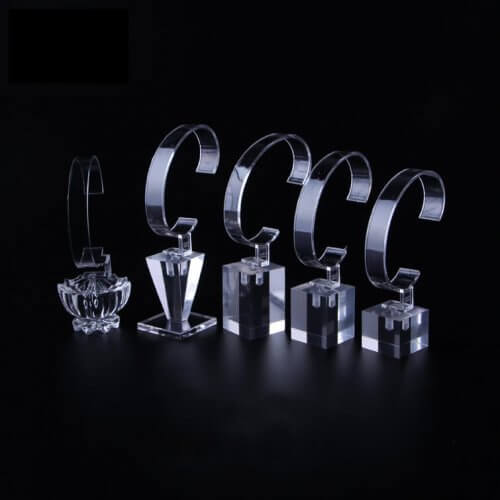 Custom Clear Acrylic Watch Display Stand Riser Manufacturer