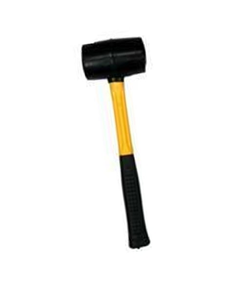 16 oz Rubber Mallet with Fiberglass Handle - Wholesale Price