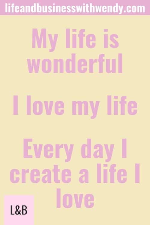 Affirmations for life – 8 key areas of your life