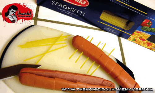 Turn Plain Hotdogs Into Grotesque Green Grubs!