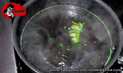 Turn Plain Hotdogs Into Grotesque Green Grubs!