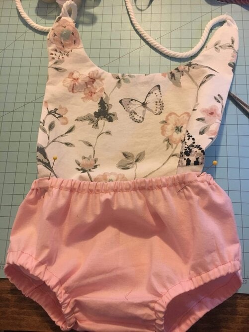 DIY Baby Romper + Free Pattern - Cassie Scroggins