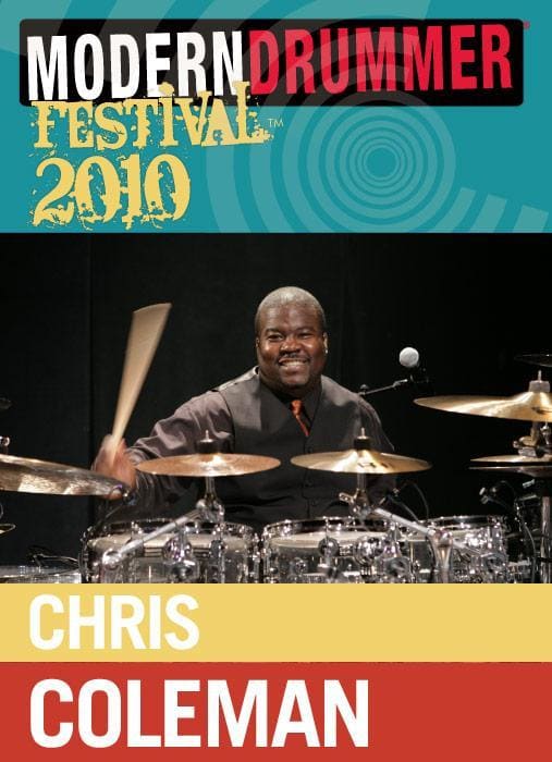 Chris Coleman: Modern Drummer 2010 – Hudson Music