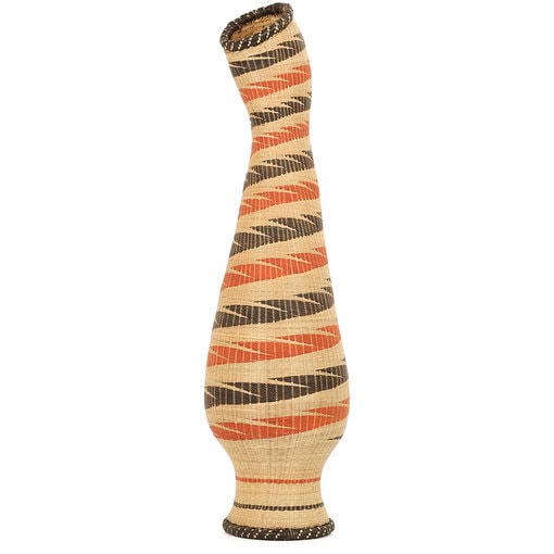 Inkoko Vase | Rwanda Double-Walled Baskets | Baskets of Africa