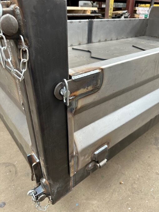 Double Skin Drop Side Panel in Steel - Tipmaster