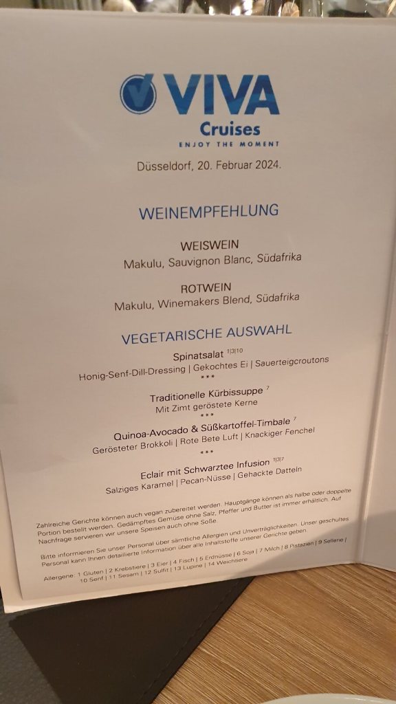VIVA Cruises Restaurants / Verpflegung - Erfahrungen + Bewertung