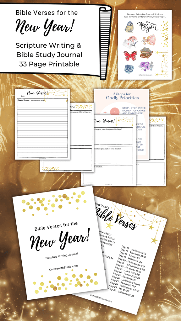 30 Awesome New Year Bible Verses - Coffee With Starla