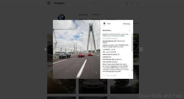 BMW is the Most Followed Car Brand on Instagram