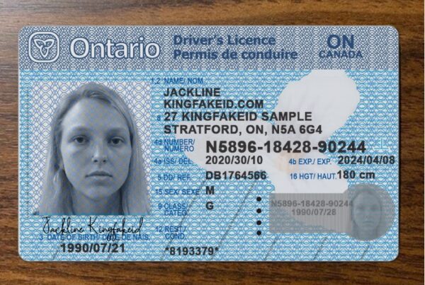 Ontario Fake Driver's License - KING FAKE ID 2025
