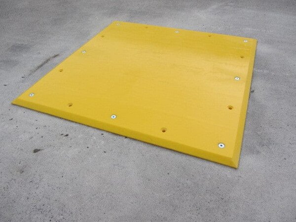 Trailer Plate / Trailer Landing Leg Support - UHMWPE