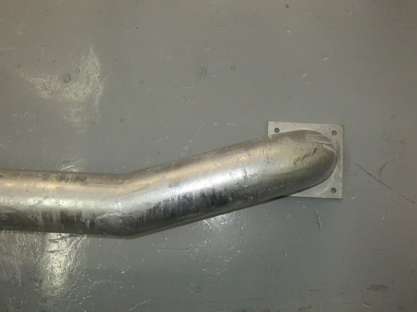 Cranked Loading Bay Wheel Guides - 3000mm x 600mm x 365mm