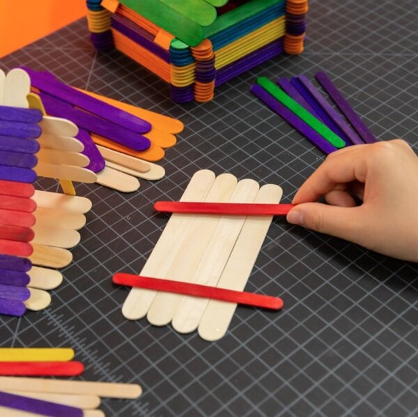 Craft Stick - Colored (100/Pack) - Pack of 72 - Mazer Wholesale, Inc.