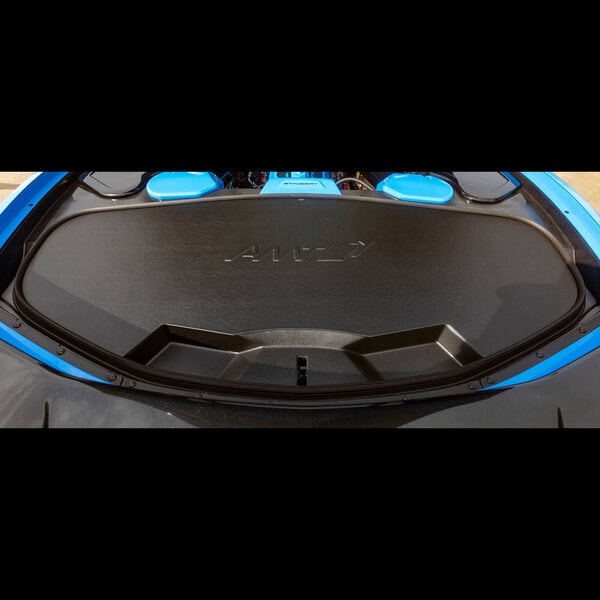 C8 Corvette Trunk Cover Leather Wrapped - AMT Custom Designs