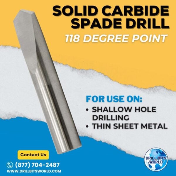 spade drill bit sizes