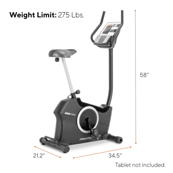 ProForm CSX Exercise Bike | 20 Resistance Levels, iFit® Bluetooth