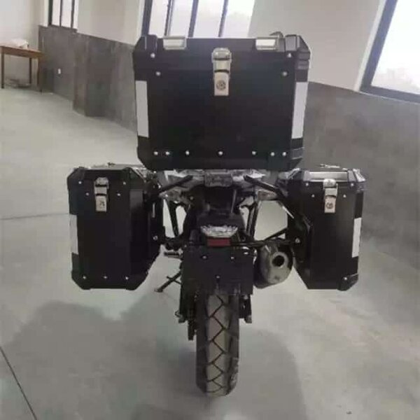 BMW GS310 Top Box - 45Ltr (Black):- including back rest - HDTCustoms