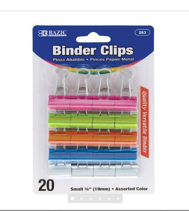 Mini Binder Clips - Wholesale Office Supplies