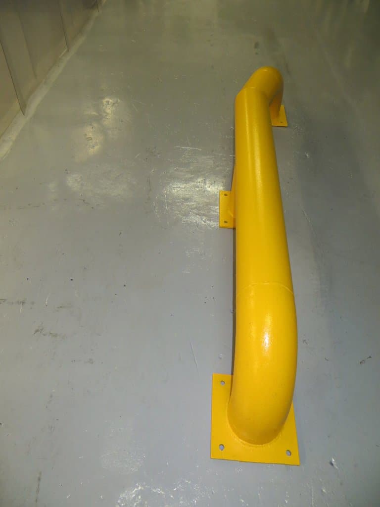 Cranked Loading Bay Wheel Guides - 2070mm x 600mm x 365mm