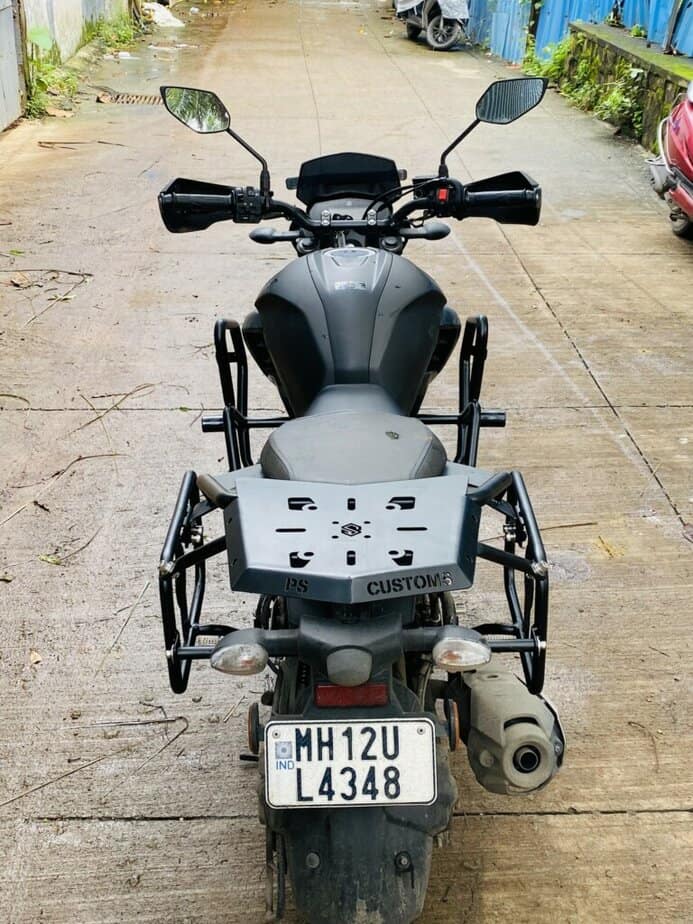 Yamaha FZ 25 – S Saddle Stay and Top Rack Combination – PS Customs ...