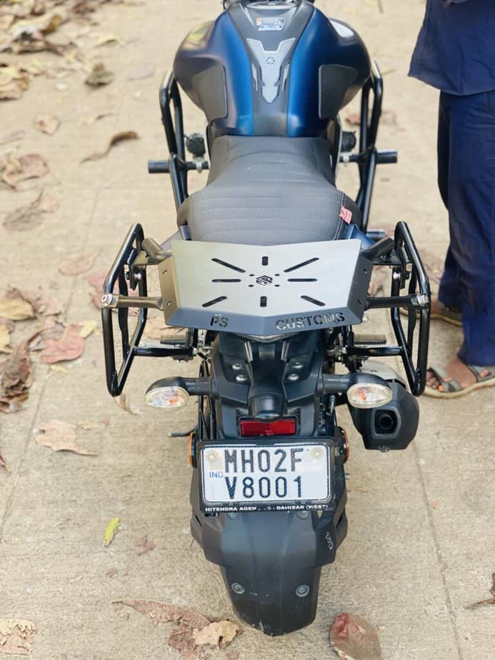 Yamaha FZ V3 / V4 Saddle Stay and Top Rack Combo – PS Customs International