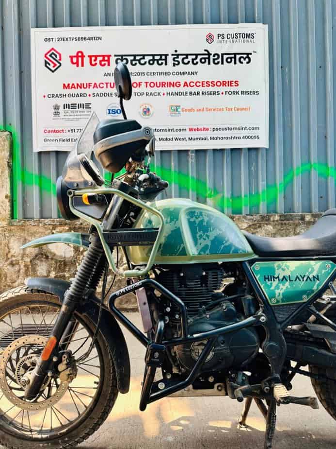 Royal Enfield HIMALAYAN 411 / SCRAM 440 Crash Guard with Sliders – PS ...