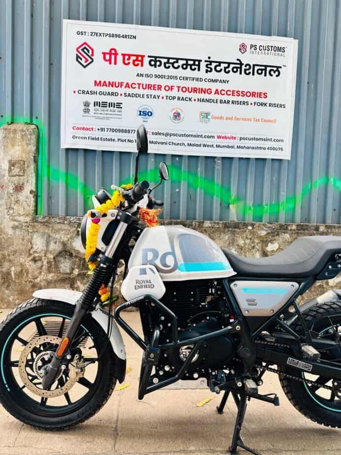 Royal Enfield HIMALAYAN 411 / SCRAM 440 Crash Guard with Sliders – PS ...