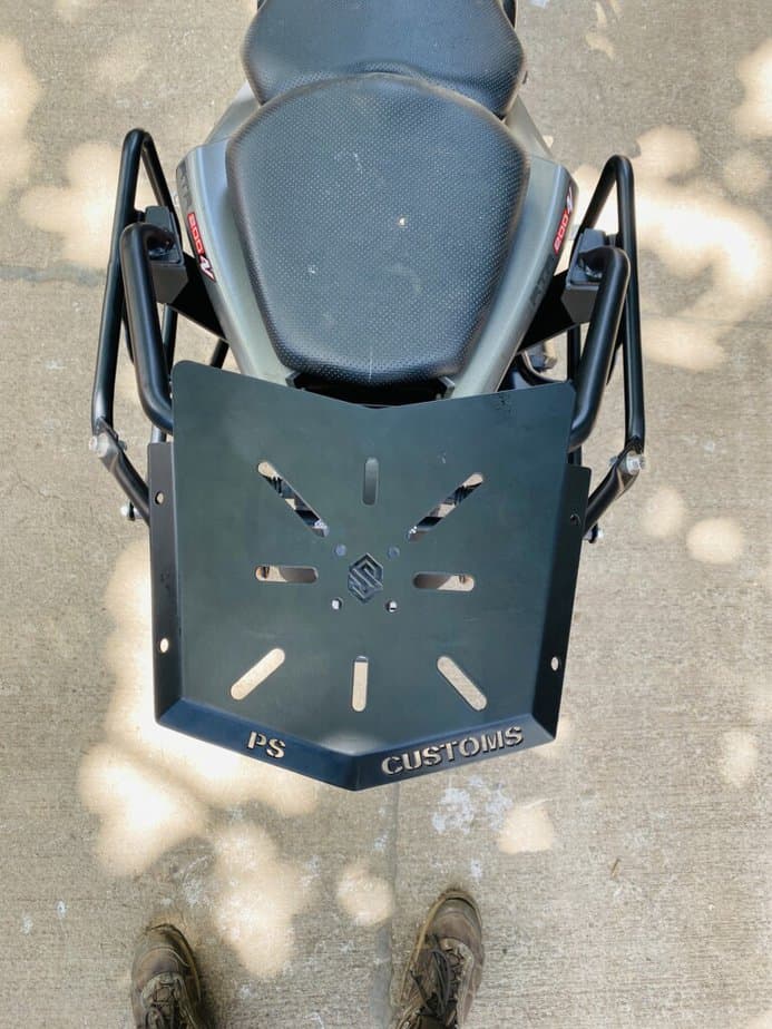 TVS APACHE RTR 160 / 200 4V Saddle stay and Top rack – PS Customs ...