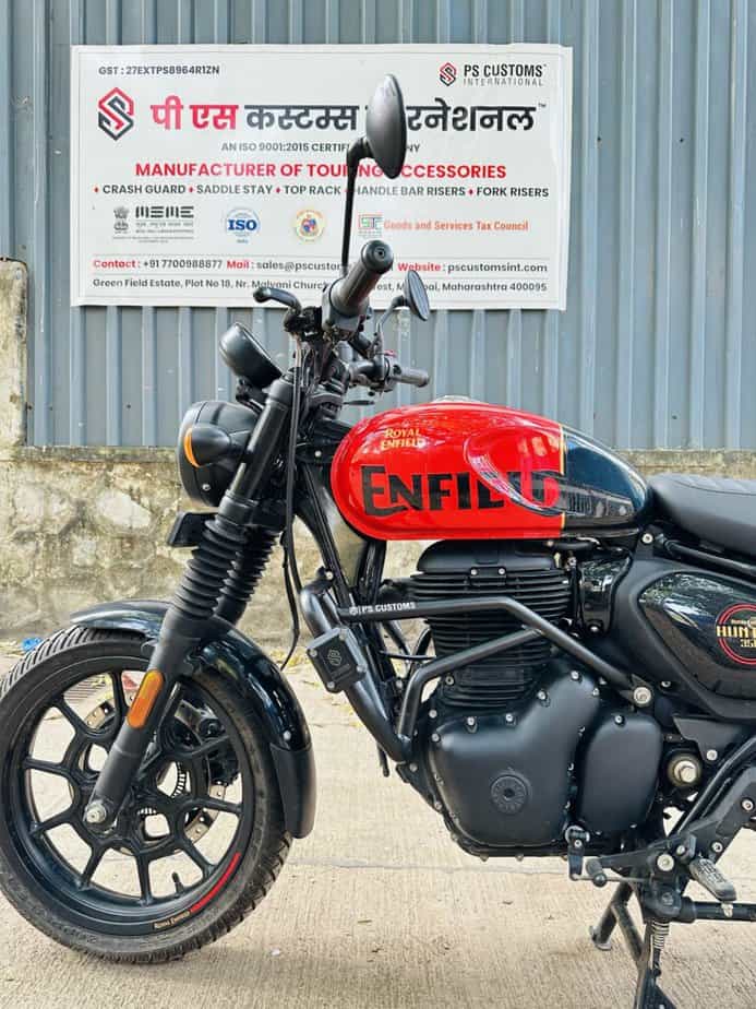 Royal Enfield Hunter 350 Crash guard with Slider – PS Customs International