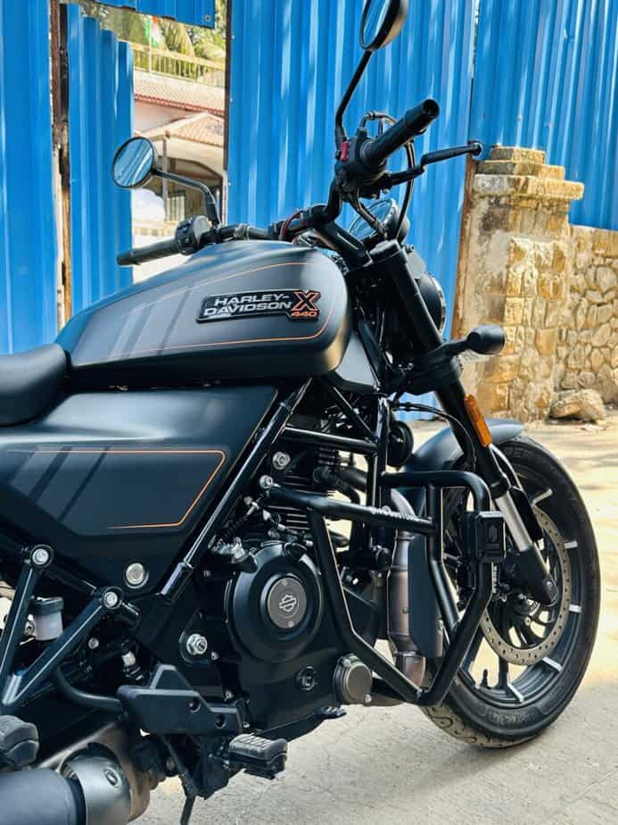 Harley Davidson 440 X Crash Guard with slider – PS Customs International