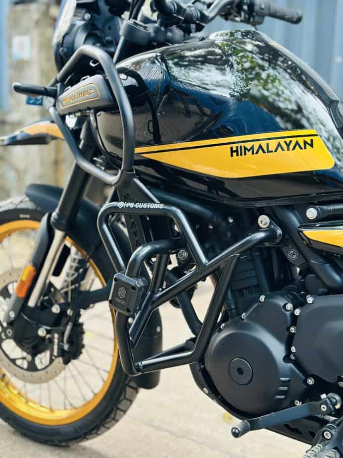 Royal Enfield Himalayan 450 Crash Guard with slider – PS Customs ...