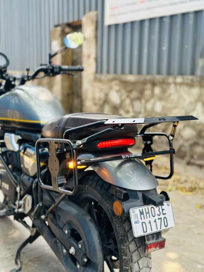 TVS Ronin Saddle Stay with Top Rack – PS Customs International