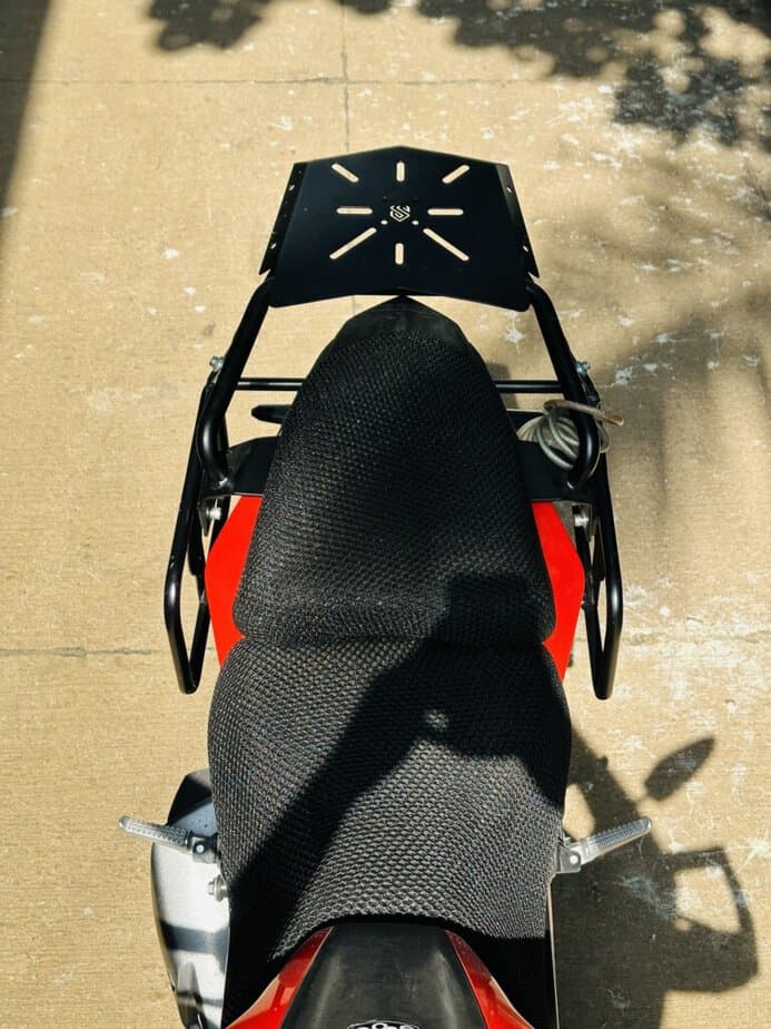 Honda NX 200 / CB 200 X Saddle Stay with Top Rack – PS Customs ...