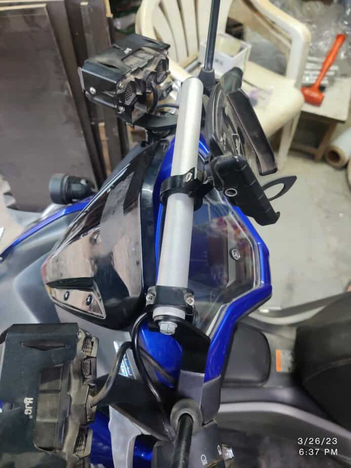 Aerox GPS/Mobile mount - HDTCustoms